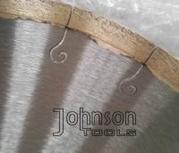 China 12 Inch Welded Marble Diamond Stone Cutting Blade 300mm J Slot No Chipping for sale
