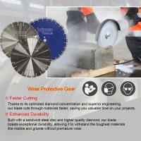 China 14 Inch 350mm Laser Welded Concrete Saw Blade for Reinforced Concrete Cutting for sale