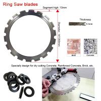 China 350mm Ring Diamond Concrete Saw Blade 40x4.1x8mm 18 Teeth for Husqvarna K3600 for sale
