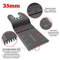 China Bi Metal Oscillating Multi Tool Saw Blades 20pcs Box Set 35x40mm 45x40mm for Metal Wood for sale