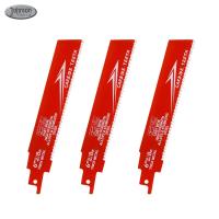 China 6 Inch Bi Metal Reciprocating Saw Blade 8TPI for Metal Cast Iron Alloy Steel Cutting for sale