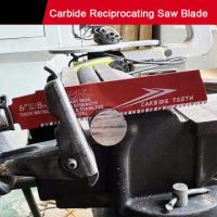 China 6 Inch Bi Metal Reciprocating Saw Blade 8TPI for Metal Cast Iron Alloy Steel Cutting for sale
