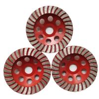 China 125mm Turbo Cup Diamond Grinding Wheel Grit 60/80 for Stone Concrete Grinding for sale