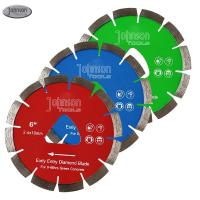 China Laser Welded 6 Inch Diamond Saw Blade for Green Concrete Cutting 156mm for sale