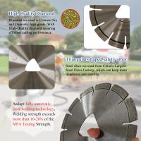 China Laser Welded 6 Inch Diamond Saw Blade for Green Concrete Cutting 156mm for sale