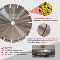 China 12 Inch 300mm Laser Diamond Turbo Saw Blade for Hard Cured Concrete Cutting for sale