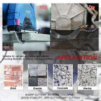 China 900mm Wet Cutting Diamond Concrete Cutting Disc 60mm Hole Laser Welded for sale