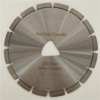 China Silver 12 Inch Early Entry Diamond Concrete Saw Blade with Soff Cut Skid Plates 480x53x50mm for sale