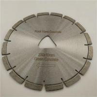 China Silver 12 Inch Early Entry Diamond Concrete Saw Blade with Soff Cut Skid Plates 480x53x50mm for sale