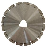 China Silver 12 Inch Early Entry Diamond Concrete Saw Blade with Soff Cut Skid Plates 480x53x50mm for sale