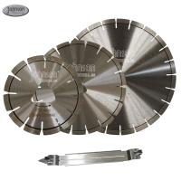 China 13.5 Inch Diamond Soft Cut Concrete Saw Blade 3.2mm Segment for Green Concrete Joints for sale