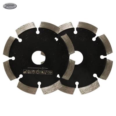 China 105mm Laser Welded Diamond Tuck Point Cutting Blade for Granite 8 Teeth for sale