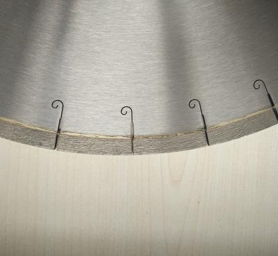 China 450mm 18 Inch Porcelain Ceramic Tile Saw Blade Silver Welded J Slot Diamond Blade for Wet Cutting for sale