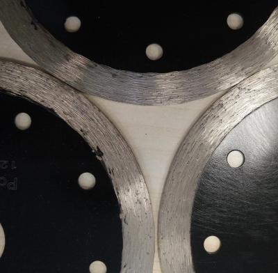 China 125mm Diamond Wheel Tile Cutter Blade 5 Inch for Ceramic Porcelain with 1.6-1.8mm Segment Thickness for sale
