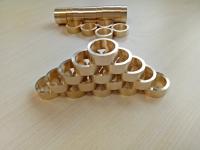 China SGS GB Diamond Concrete Saw Blade Adapter 25.4mm to 20mm Copper Reduction Ring for Drill Bits for sale