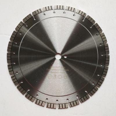 China 400mm Laser Diamond Concrete Saw Blade Dry Cut Turbo Segment for Reinforced Concrete for sale