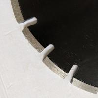 China 450mm Laser Welded Diamond Loop Concrete Saw Blade 40mm Segment 22.23mm Arbor for sale