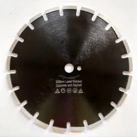China 450mm Laser Welded Diamond Loop Concrete Saw Blade 40mm Segment 22.23mm Arbor for sale