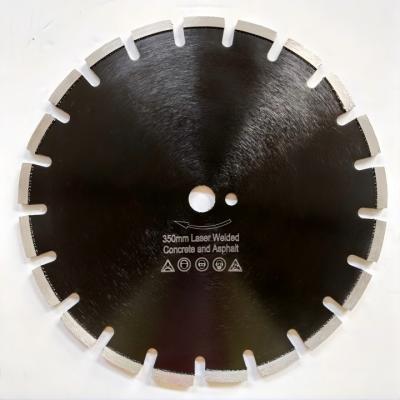 China 450mm Laser Welded Diamond Loop Concrete Saw Blade 40mm Segment 22.23mm Arbor for sale