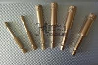 China Vacuum Brazed Diamond Core Drill Bits 5mm to 35mm Hex Quick Release Shank Dry Drilling for sale