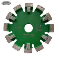 China 125mm Tuck Point Diamond Blade with 10 Segments and 22.23mm Arbor for Medium to Extra Hard Concrete Cutting for sale