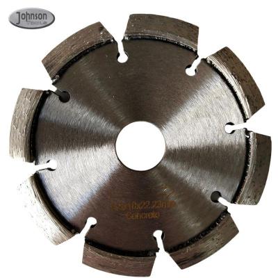 China 125mm Crack Chaser Tuck Point Diamond Blade 10mm V Grooved Segment 22.23mm Arbor for sale