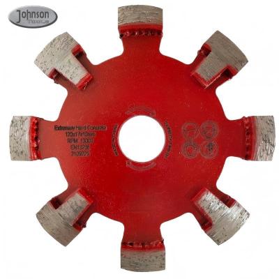 China 120mm Light Weight Diamond Tuck Point Blade with 22.23mm Arbor Hole for Concrete Cutting and Underfloor Heating Systems for sale