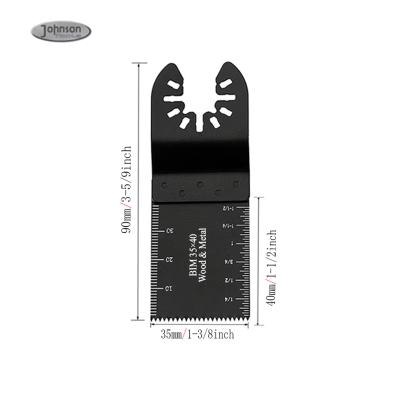 China 45x40mm Quick Release BIM Multi Tool Blades for Wood and Plastic with Plastic Box for sale