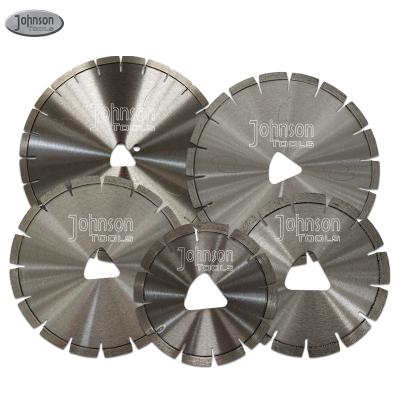 China 6 Inch Diamond Concrete Saw Blade 150mm Triangle Arbor Soff Cut Early Entry for sale