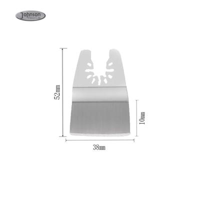 China 38x10mm Oscillating Multitool Stainless Steel Scraper Blade for Paint Grout Removal for sale