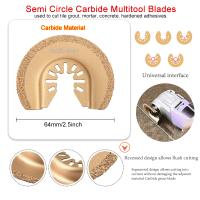 China 92mm Half Round Carbide Oscillating Multi Tool Blades - Universal Fit for Bosch, Fein, Dremel, Makita Tools for sale