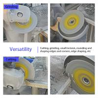 China 8 Inch Diamond Saw Blade for Marble and Granite Cutting - Single Side Dots Design with 20mm/22.23mm Center Hole for sale