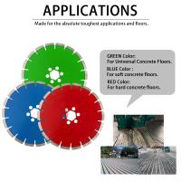 China 10 Inch Laser Welded Concrete Pavement Cutting Blade 250mm Diameter 17 Teeth for sale