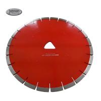 China 13.5 Inch Diamond Soft Cut Concrete Saw Blade 3.2mm Segment for Green Concrete Joints for sale