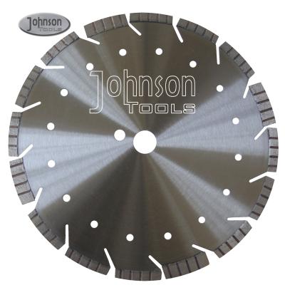 China 14 Inch Diamond Concrete Cutting Blade 350mm with Cooling Holes SGS GB for sale