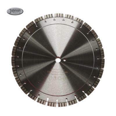 China 400mm Laser Diamond Concrete Saw Blade Dry Cut Turbo Segment for Reinforced Concrete for sale