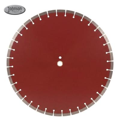 China 550mm Laser Diamond Concrete Saw Blade 4mm Segment for Dry or Wet Cutting for sale