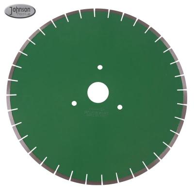 China 600mm Laser Diamond Saw Blade Narrow U Slot for Coral Rock Concrete Cutting 24 Inch 42 Teeth for sale