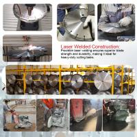 China 600mm Laser Diamond Saw Blade Narrow U Slot for Coral Rock Concrete Cutting 24 Inch 42 Teeth for sale