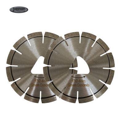 China 150mm Early Entry Soff Cut Diamond Saw Blade for Cured Concrete 12 Teeth for sale