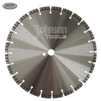 China 350mm Reinforced Concrete Turbo Saw Blade Laser Welded 3.2mm Segment 25.4mm Arbor for sale