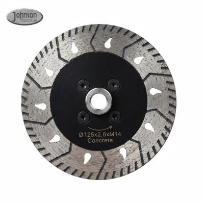 China 5 Inch Hot Press Sintered Diamond Turbo Blade for Concrete Grinding Cutting for sale