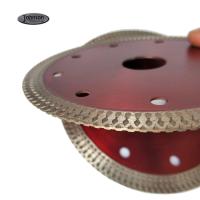 China SGS 125mm X Mesh Turbo Porcelain Tile Cutting Diamond Blade 5 Inch with 1.2x10mm Segment for sale