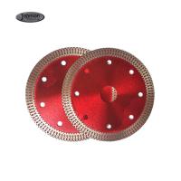 China SGS 125mm X Mesh Turbo Porcelain Tile Cutting Diamond Blade 5 Inch with 1.2x10mm Segment for sale