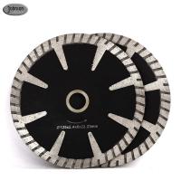 China 105-125mm Concave Diamond Stone Cutting Blade for Marble and Granite - 2.4-3mm Segment Thickness for sale