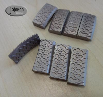 China Mesh Type Diamond Core Drill Bit Segment 24x3.5x10mm for Concrete Coring Long Life for sale