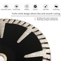 China 125mm Diamond Stone Cutting Blade for Granite Quartz Concave Turbo for sale