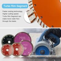 China 14 Inch Diamond Turbo Saw Blade for Granite Cutting 350mm Sintered Cold Pressed for sale