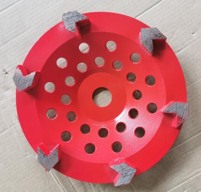 China Arrow Segment Diamond Cup Grinding Wheels 5