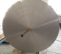 China 1400mm Laser Welded Diamond Wall Saw Blade 4.8mm 5mm Thickness for Reinforced Concrete Cutting for sale